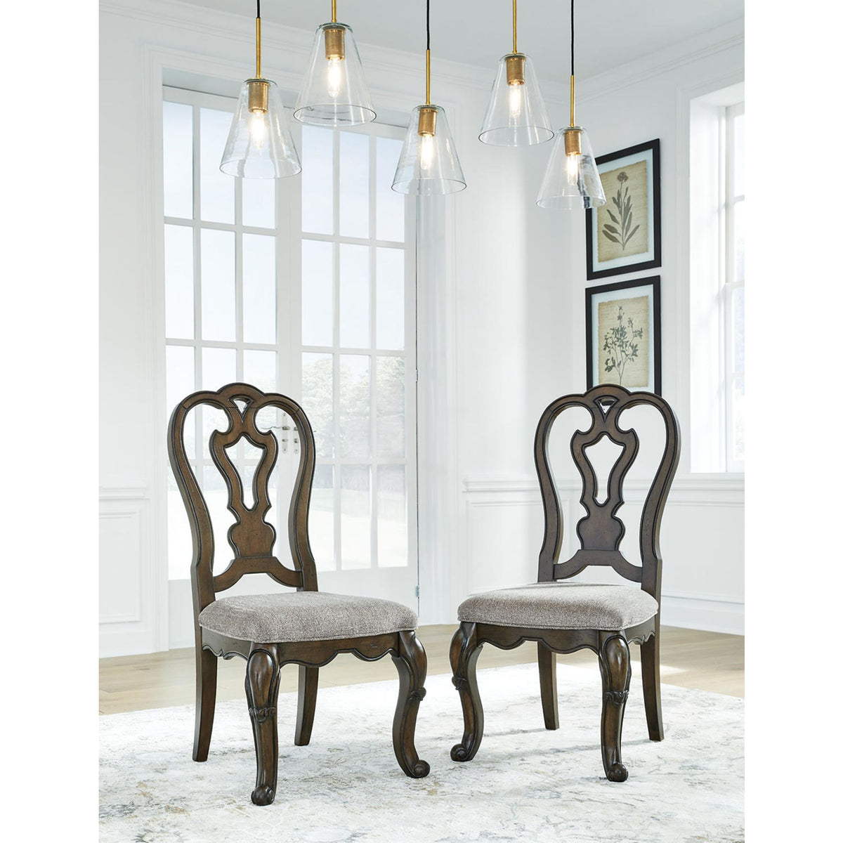 Maylee Dining Chair - Dark Brown - (D947-01) | Smiley's Furniture